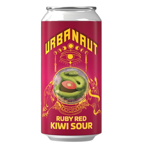 城市探險家-紅寶石奇異果酸啤酒(罐裝)Urbanaut Ruby Red Kiwi Sour(Can) - :: Beer Bee 啤酒瘋