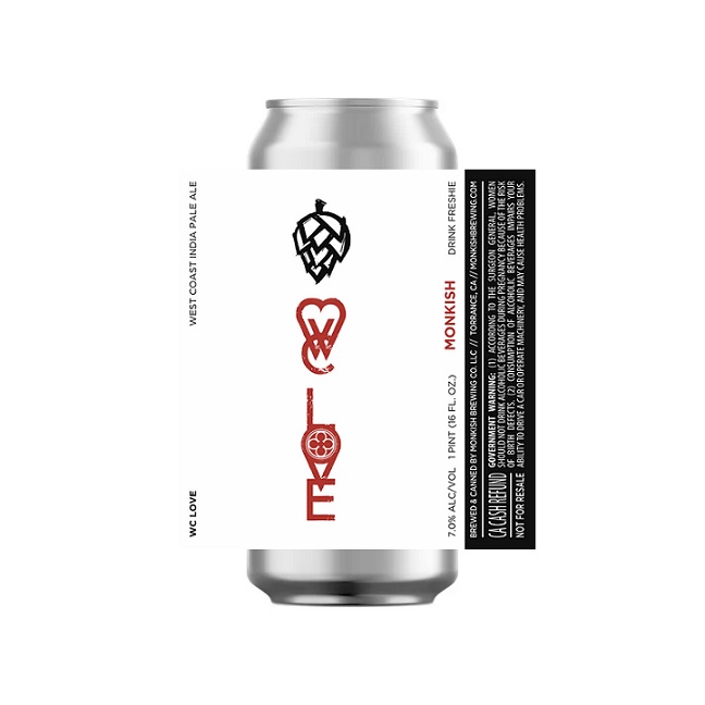 Monkish-西岸愛WC IPA(罐裝)West Coast Love(Can) - :: Beer Bee 啤酒瘋