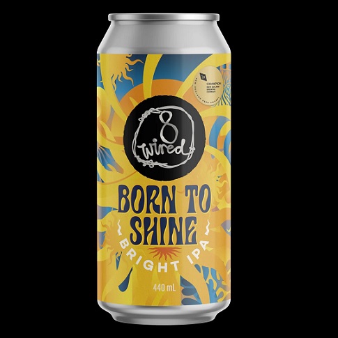 8號鐵絲-生來閃耀:澳洲酒花IPA(罐裝)8 Wired Born to Shine Bright IPA(Can) - :: Beer ...